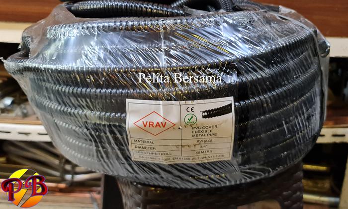 Jual Flexible Metal Pipe 3/4 inch / Flexible Conduit 3/4 inch (Per ...