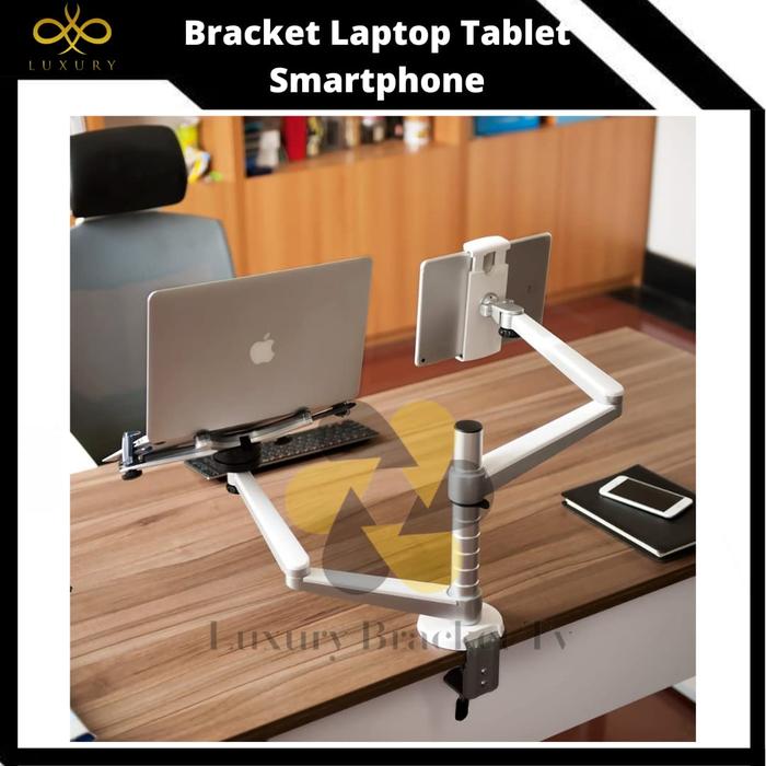 Jual Bracket laptop tablet OA 9X Stand Notebook Tab Desk Clamp Full ...