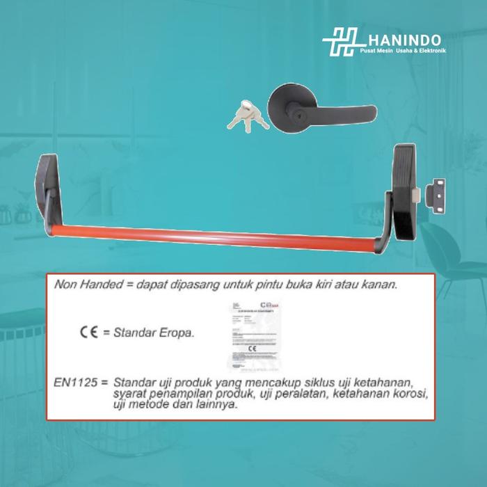 Jual BAR HANDLE PINTU DARURAT/PANIC EXIT DEVICE SOLID PED 310 + 016 ...