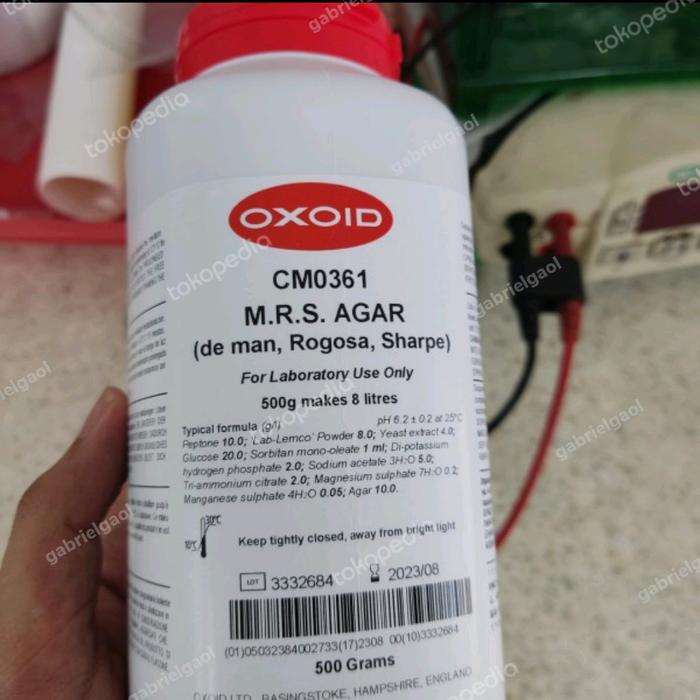 Jual Oxoid CM0361B Lactobacillus MRS Agar - Kota Bekasi - gabrielgaol ...