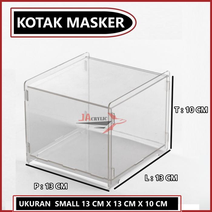 Jual Kotak Masker Akrilik Besar KF94 / Acrylic Mask Box KF94 - KF94 ...