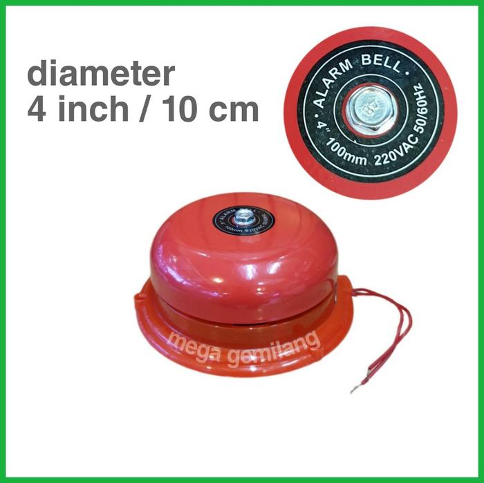 Jual Bel Listrik Alarm Bell sekolah pabrik 220V - 4 inch - Jakarta ...