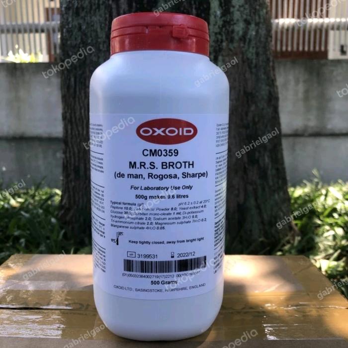 Jual Lactobacillus MRS BROTH (DE MAN, ROGOSA, SHARPE) Oxoid CM0359B ...