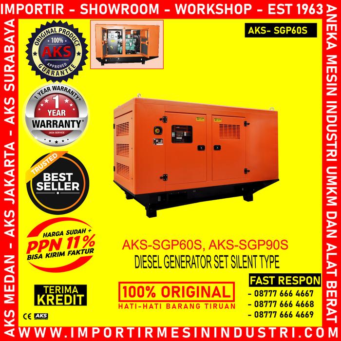 Jual Genset Diesel Listrik 90 Kw Generator Set Silent AKS - SGP90S ...