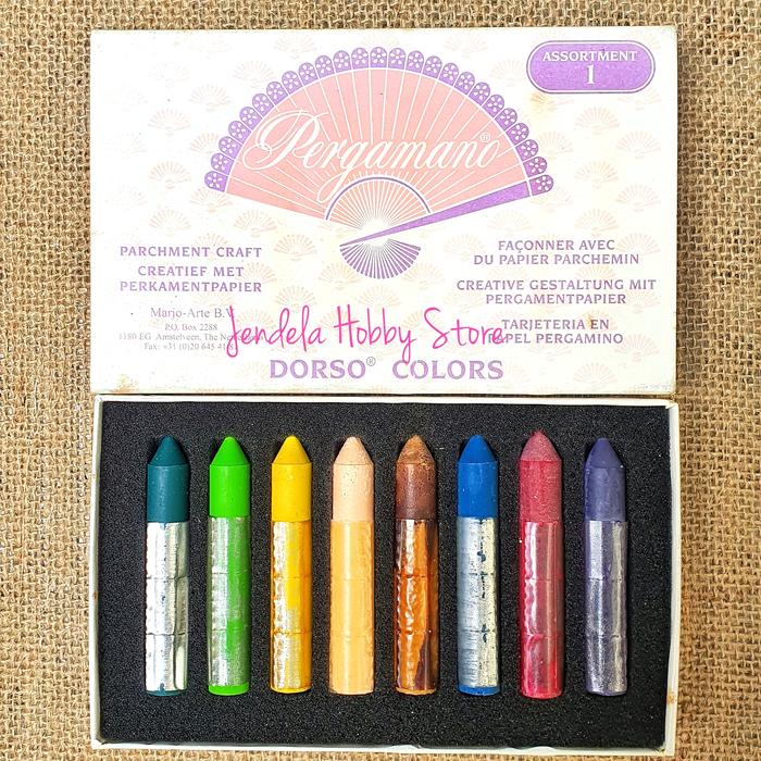Jual Pergamano Parchment Craft Dorso Colors assortment 1, 8 warna ...
