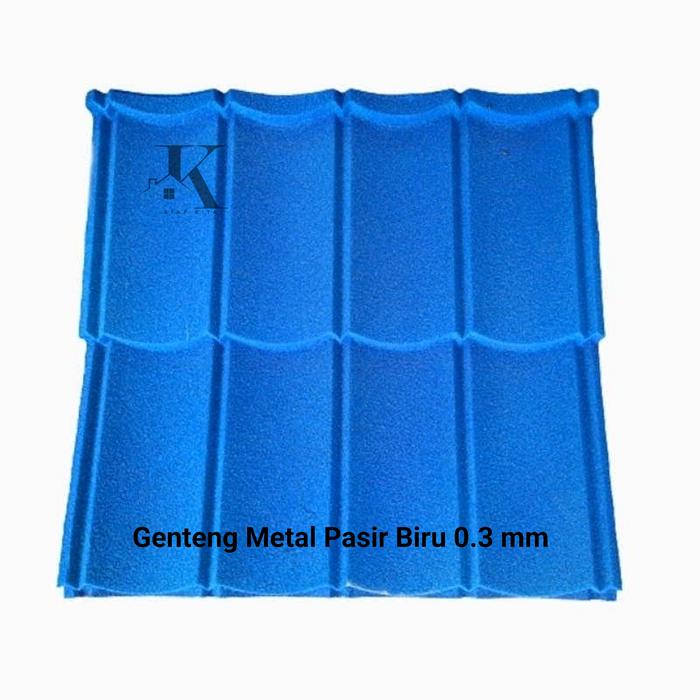 Jual Genteng Metal Pasir Biru / Atap Genteng Pasir / Genteng 8 Daun ...
