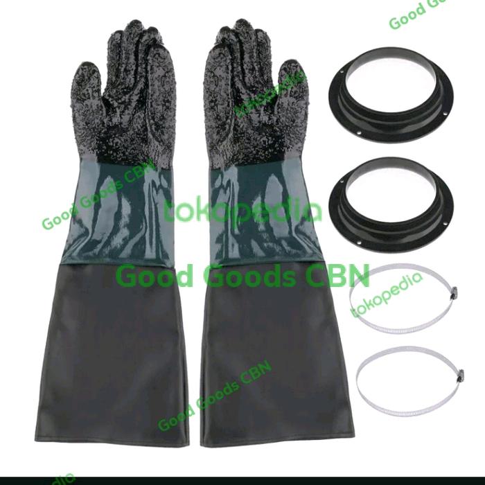 Sandblast Cabinet Glove Rings | Cabinets Matttroy