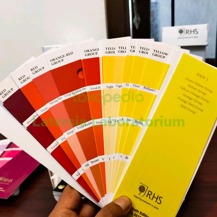 Jual RHS Colour Chart Sixth Edition - Buku Bagan Warna Buah Bunga - Kab ...