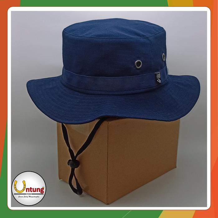 Jual Topi Rimba Keren Loreng Lebar Lapangan Polos Xl Xxl Besar Brimob ...
