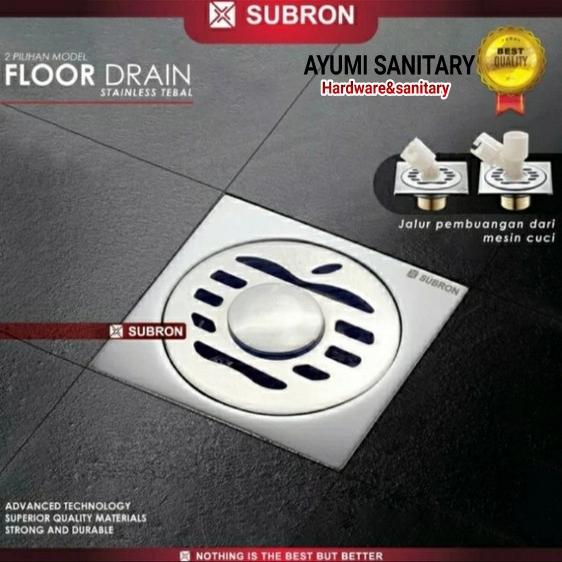 Jual SUBRON Floor Drain Drainase mesin cuci stainless tebal - Kab ...