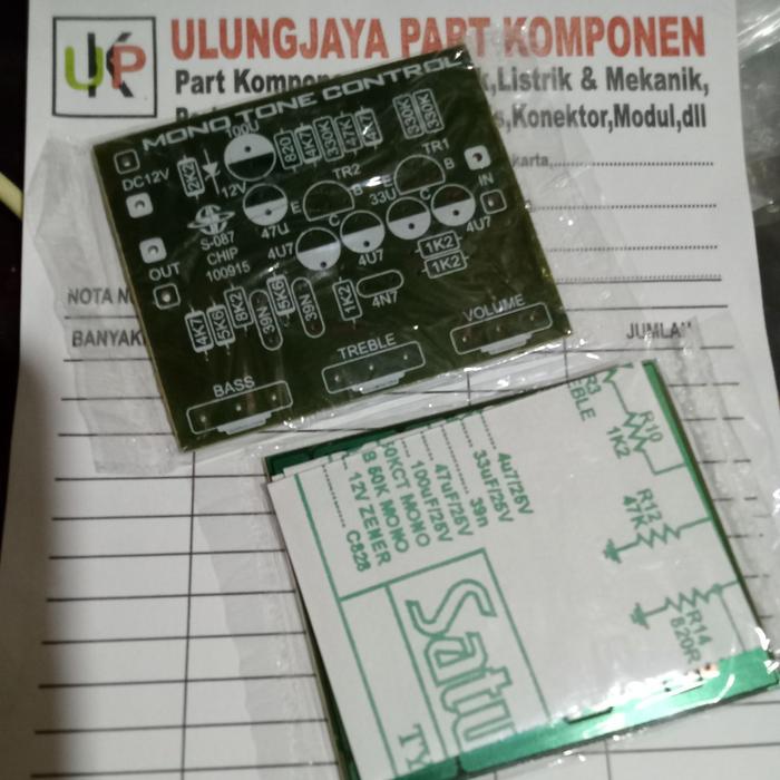 Jual PCB mono tone control 12V kit layout PCB - Kab. Bekasi - Ulungjaya ...