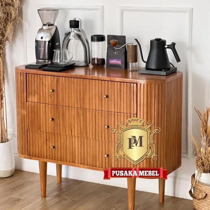 Jual meja cabinet laci minimalis kayu jati, meja nakas laci minimalis kayu - Kab. Jepara ...