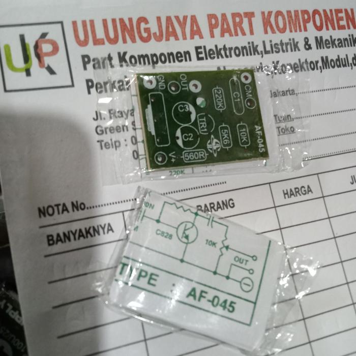 Jual PCB Preamp mic 1 transistor AF045 kit layout PCB - Kab. Bekasi ...
