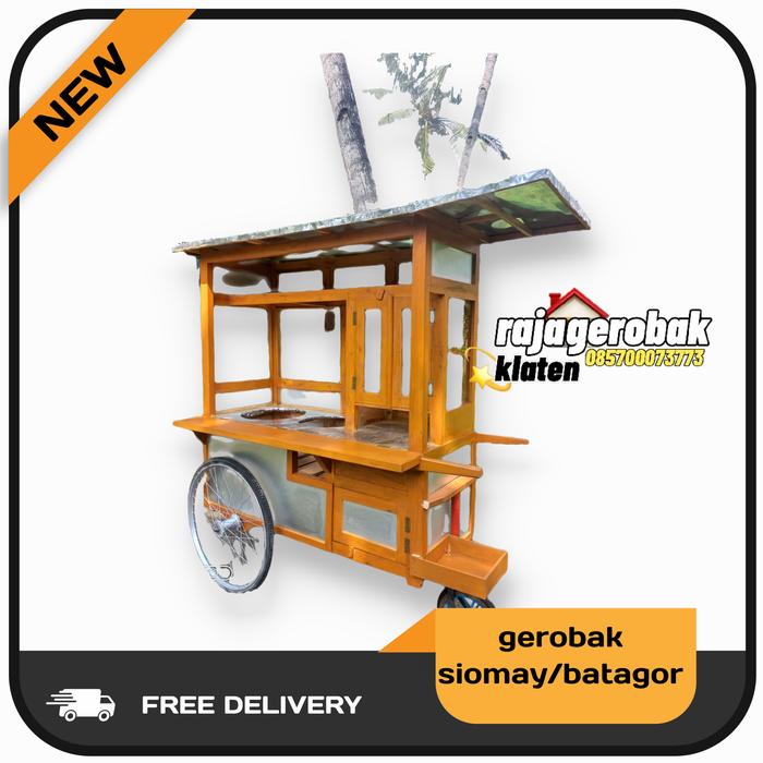 Jual gerobak siomay/batagor/rombong kuliner dorong - Kab. Klaten - (YPM ...