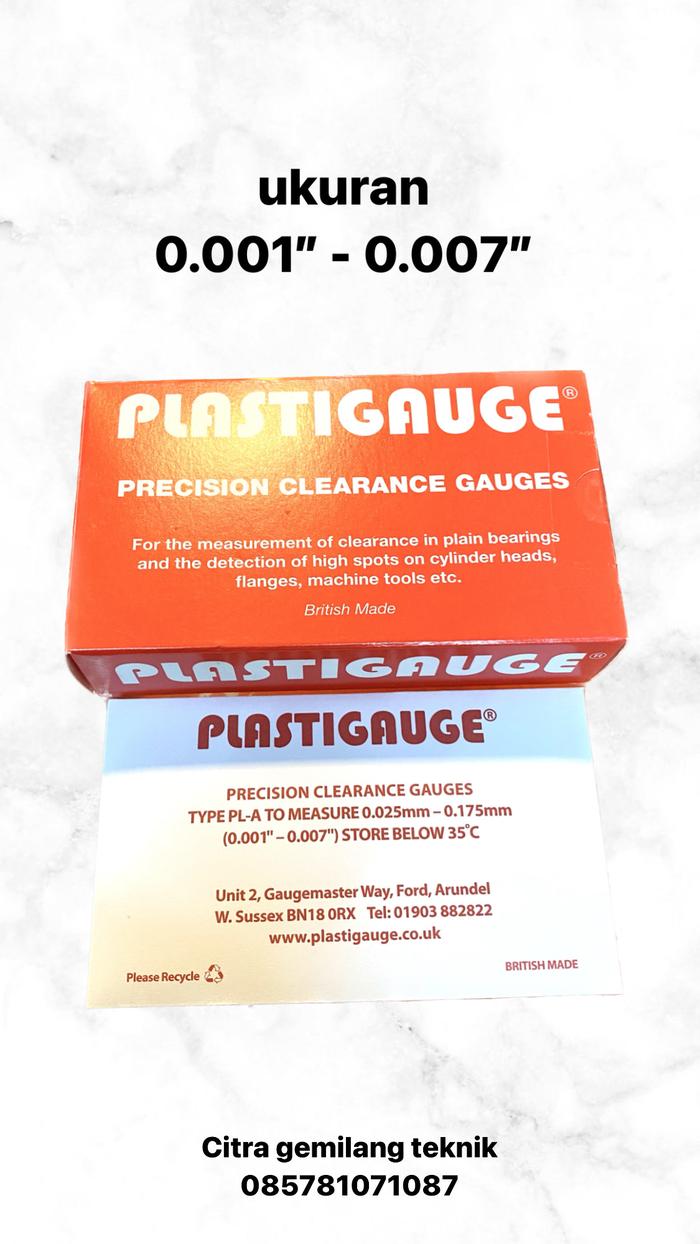 Jual Plastigauge merah type PL-A/ plastic gauge/ plastigauge - Jakarta ...