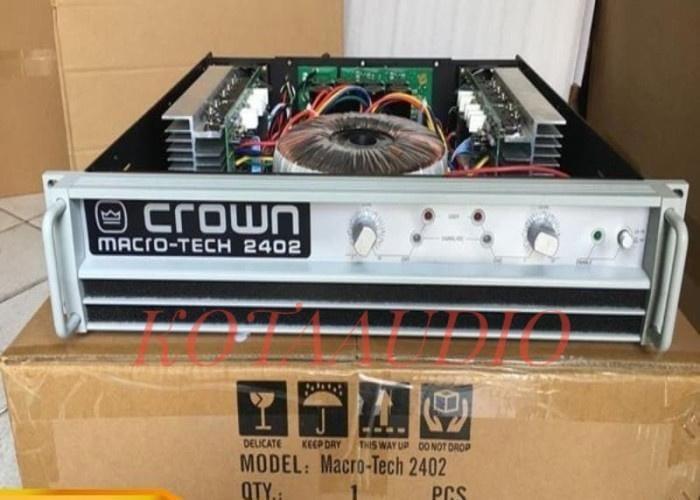 Jual POWER AMPLIFIER CROWN MACRO TECH 2402/ MACROTECH 2402 - Jakarta ...