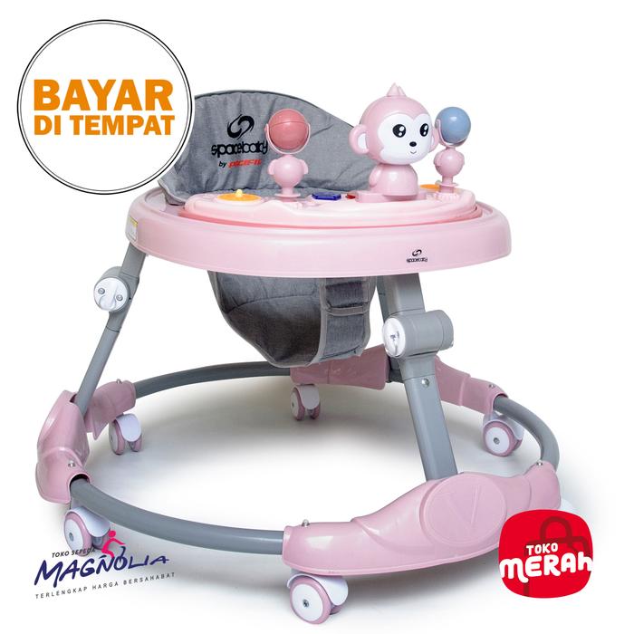 Jual Baby Walker Apolo Spacebaby Roda Bayi Belajar Jalan Anak Lucu ...