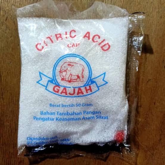 Jual citric acid cap gajah 50gr citrun - Kota Malang - nimef | Tokopedia