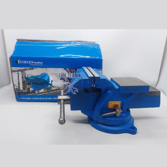 Jual Catok paron Meja Tanggem 4in SWIVEL PUTAR Ragum Vice Table BENZ ...