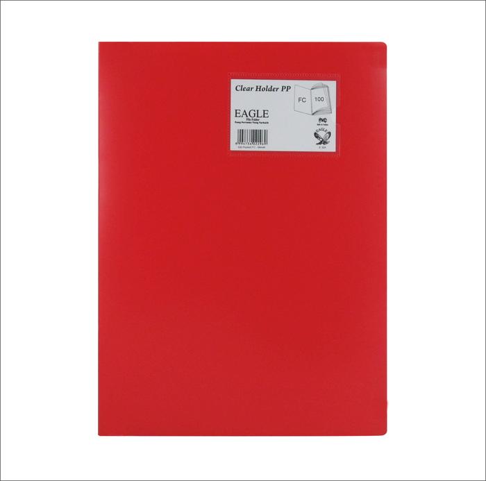 Jual Dokumen Keeper / Clear Holder / Display Book EAGLE A4 / F4 100 ...