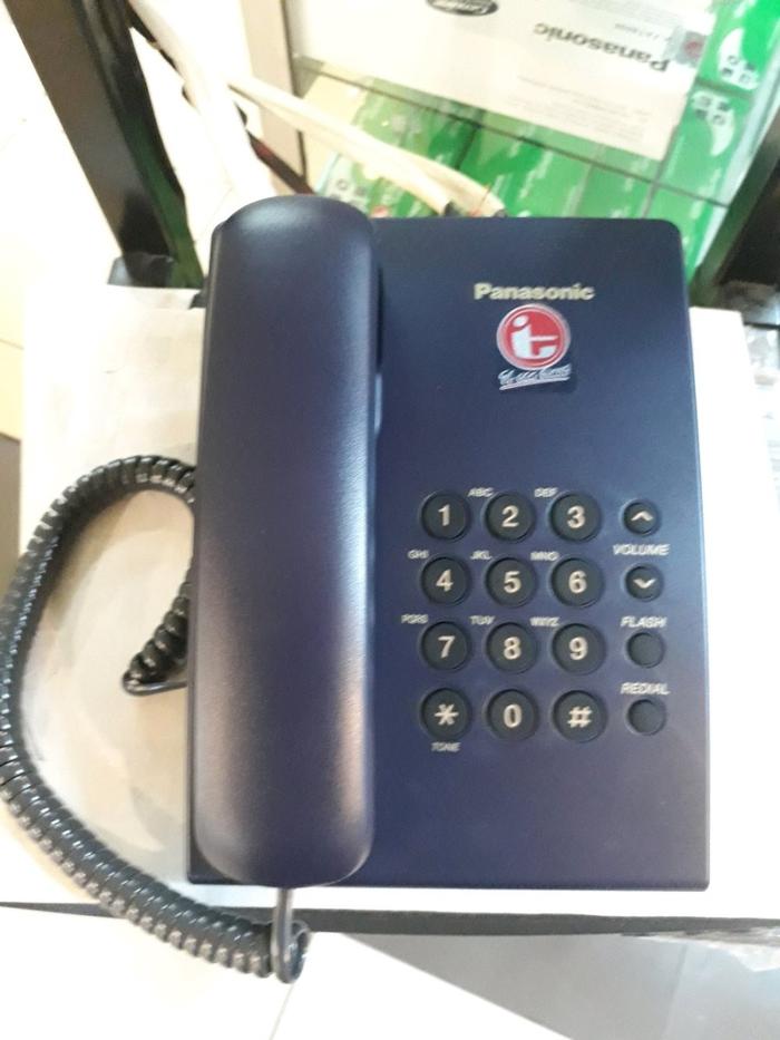 Jual Panasonic KX-TS505 RESMI 2Tahun - Telepon Kantor Rumah - Biru, KXTS 500 - Jakarta Barat ...