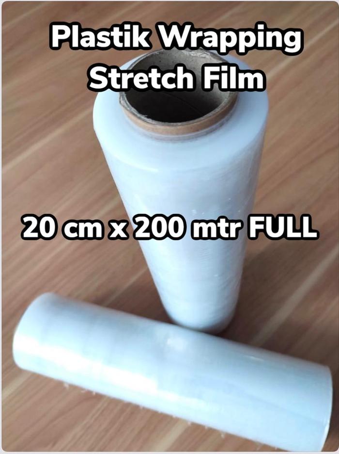 Jual PLASTIK WRAPPING STRETCH FILM 20 cm x 200 mtr FULL - Jakarta Pusat ...