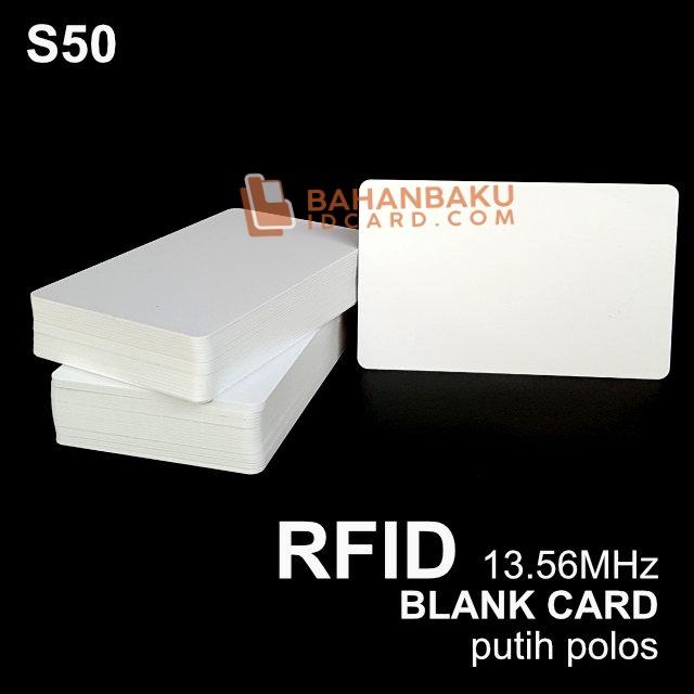 Jual blank id card MFR 13,56 Mhz untuk cetak thermal ribbon RFID - Kota ...