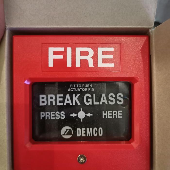 Jual MANUAL CALL POINT DEMCO D-108 FIRE ALARM D108 BREAK GLASS ...