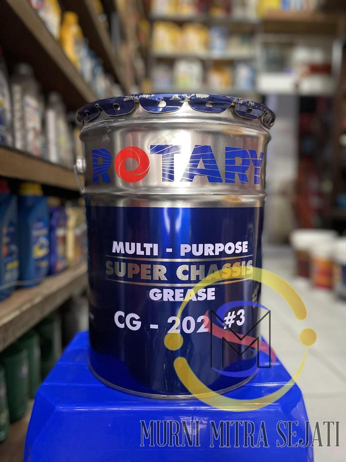Jual Rotary CG-202 Grease Gemuk Stempet NLGI #3 CG202 35 LBS / 16 Kg ...