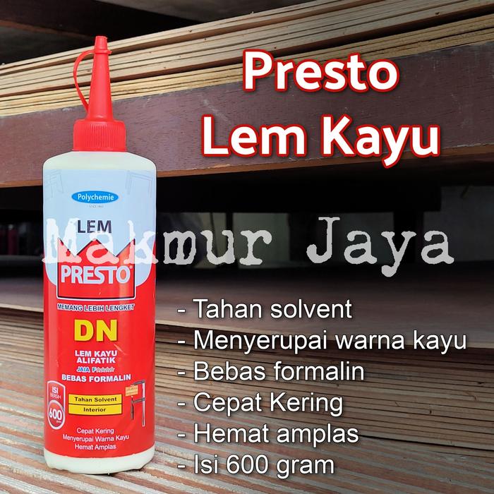 Jual Presto Lem Kayu Alifatik 600 Gram Cepat Kering - Jakarta Pusat ...