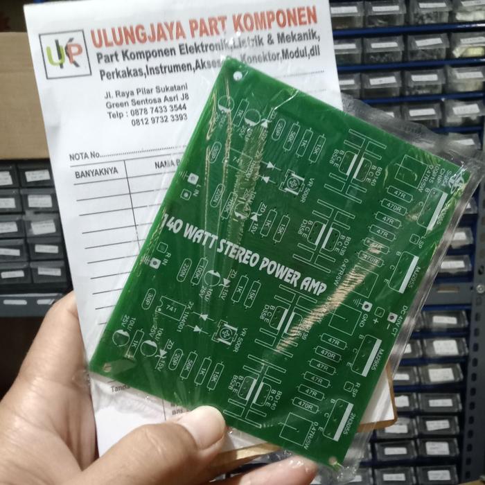 Jual PCB power amplifier stereo 140W kit layout PCB - Kab. Bekasi ...