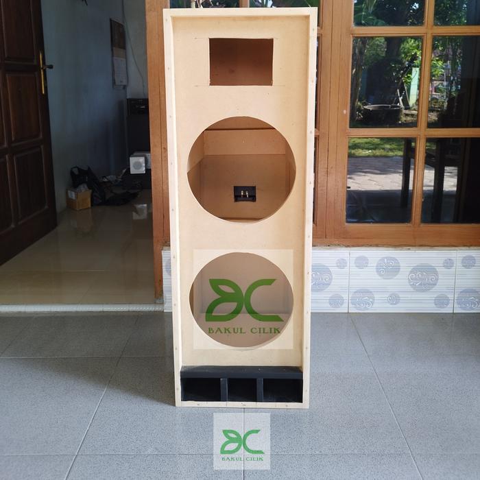 Jual Box Speaker 12 inch double lubang + lubang tweeter MDF Solid ...
