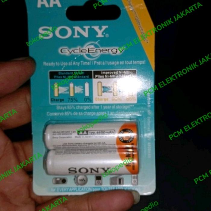 Jual baterai batrai battery charger cash AA sony 4600mah 4600 mah 4 ...