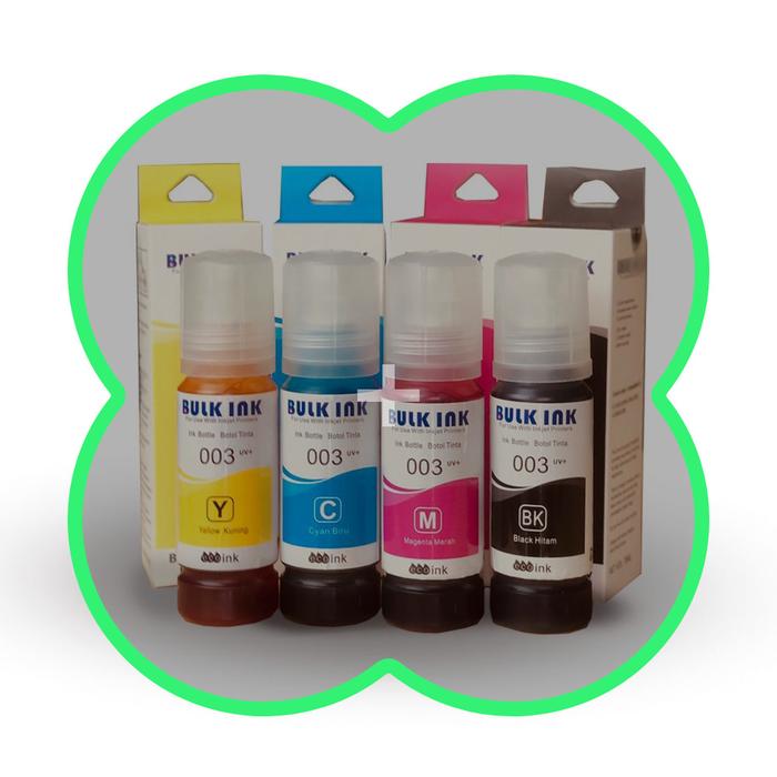 Jual Tinta Epson 003 Original L3110 L3210 L3150 L5190 L1110 Bulk Ink ...