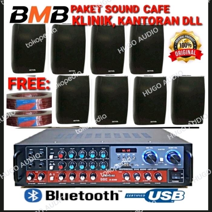 Jual PAKET SOUND SYSTEM CAFE KANTORAN KLINIK AULA RESTORAN BMB 8 ...