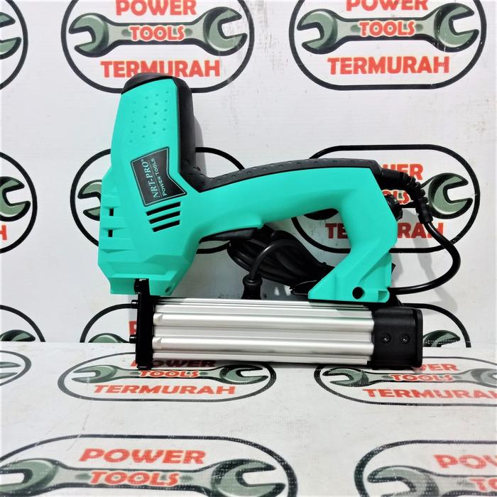 Jual Nailer Listrik NRT PRO F304E Paku Tembak Staples Elektrik Gun Tacker - Kota Makassar ...