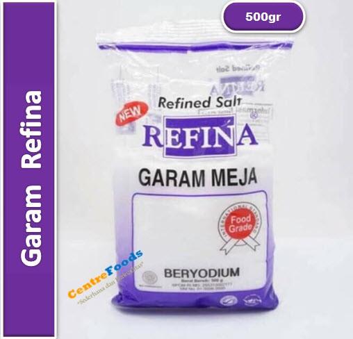 Jual Garam Refina - Garam Dapur Halus | 500gr [ Harga Per BKS ...