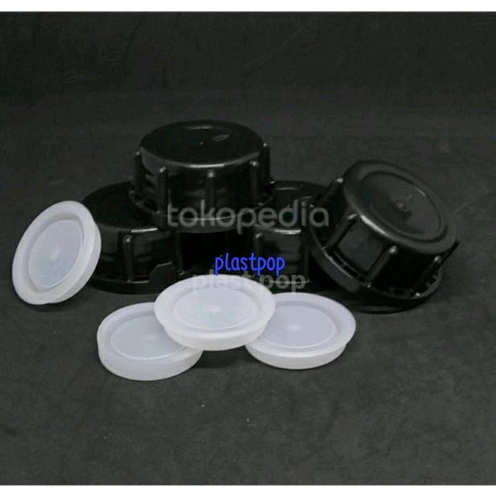 Jual tutup jerigen 20lt&30lt hitam luar segel + plug / cap jerigen 30 ...