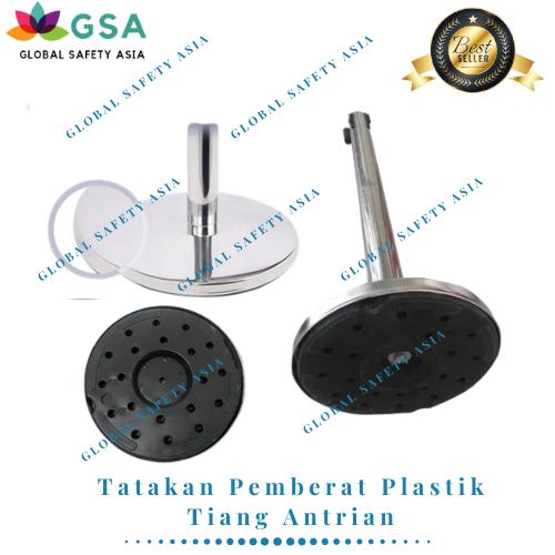 Promo Tatakan Pemberat Tiang Antrian Stainless Queue Line - Jakarta ...