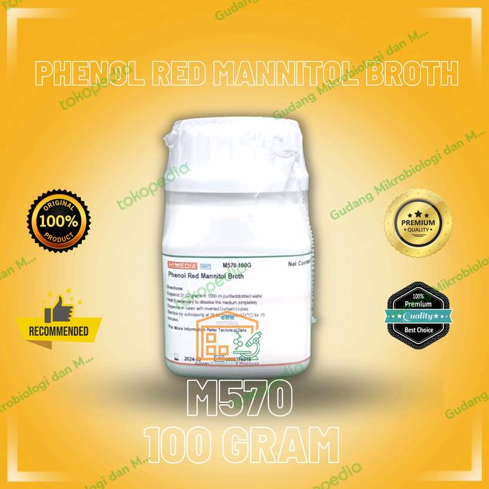 Jual Phenol Red Mannitol Broth - Media Mikrobiologi, 100 gram - Kab ...