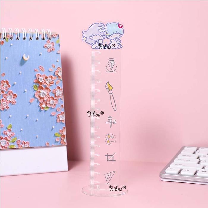 Jual Penggaris Anak Acrylic 15CM Penggaris Akrilik Motif Karakter Lucu ...