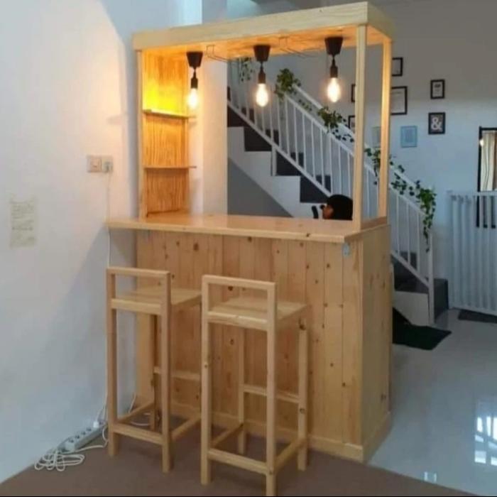 Jual dekorasi meja bar Minimalis lampu / Meja bar Kayu jati Belanda ...