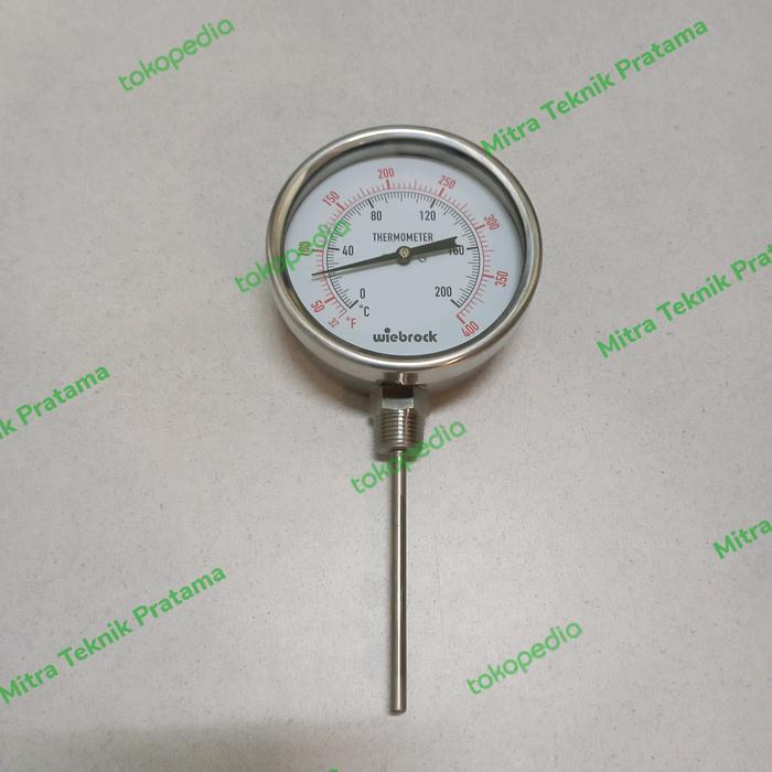 Jual Temperatur / Thermometer Gauge Stainless Raket 3 inchi 200°C ...