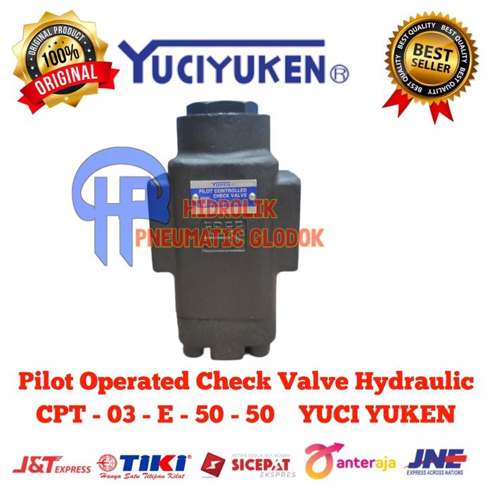 Jual Pilot Operated Check Valve CPT-03-E-50-50 YUCI YUKEN - Jakarta ...