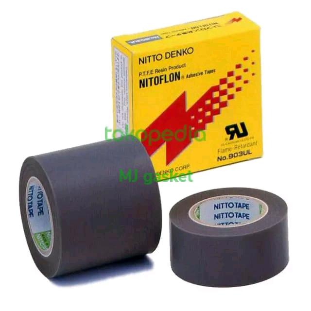 Jual isolasi tahan panas / nitto tape 903 / nitoflon 903 2 inch ( 50mm ...