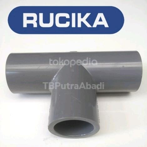 Jual Testek 3/4 Rucika Aw Sambungan T Paralon Polos 3/4 Tee Rucika Aw ...