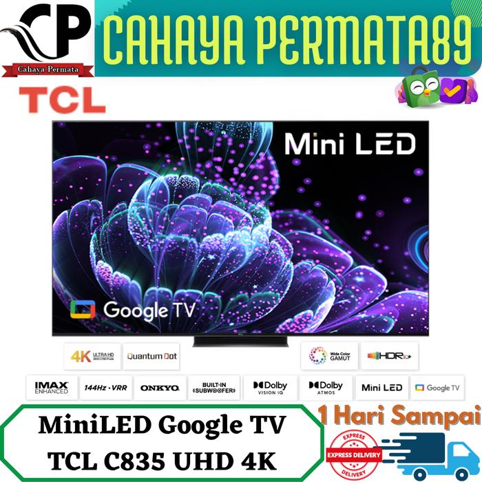 Promo TCL 65C835 MiniLED UHD 4K HDR Android w/ Google TV 65 Inch ...