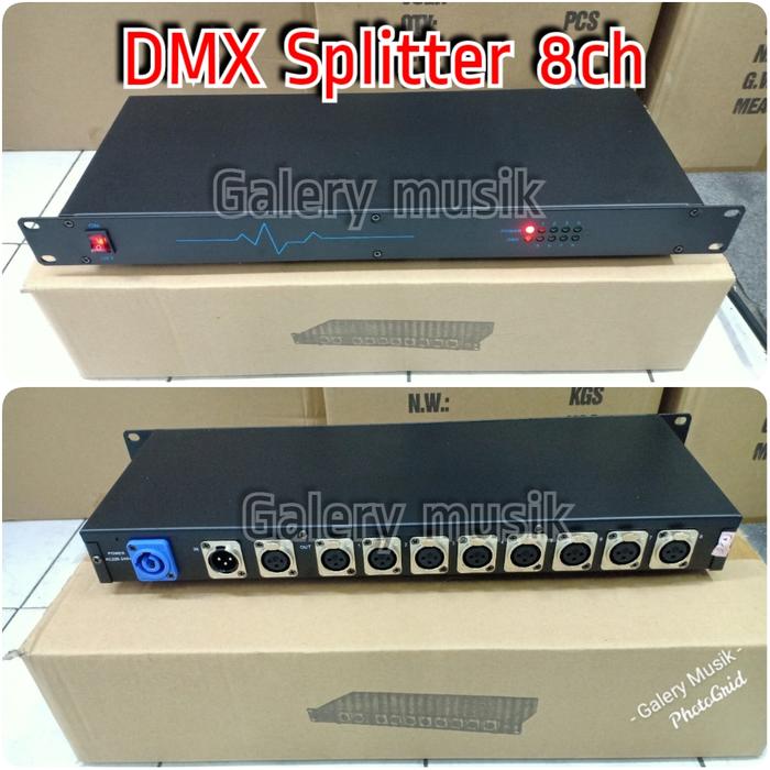 Jual Splitter DMX control 8channel distributor dmx control - Jakarta ...