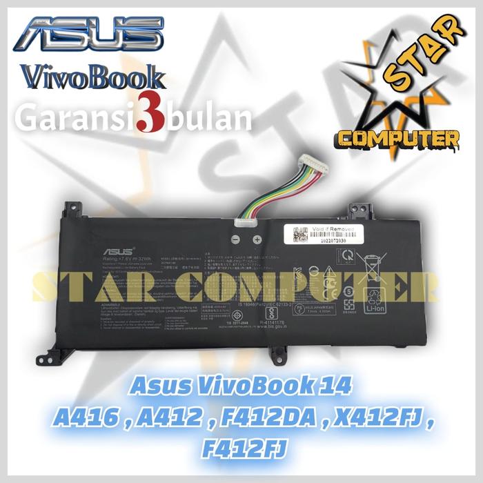 Jual Baterai asus vivobook 14 A416 A412 F412DA X412FJ F412FJ C21N1818 Ori - Jakarta Pusat - star ...