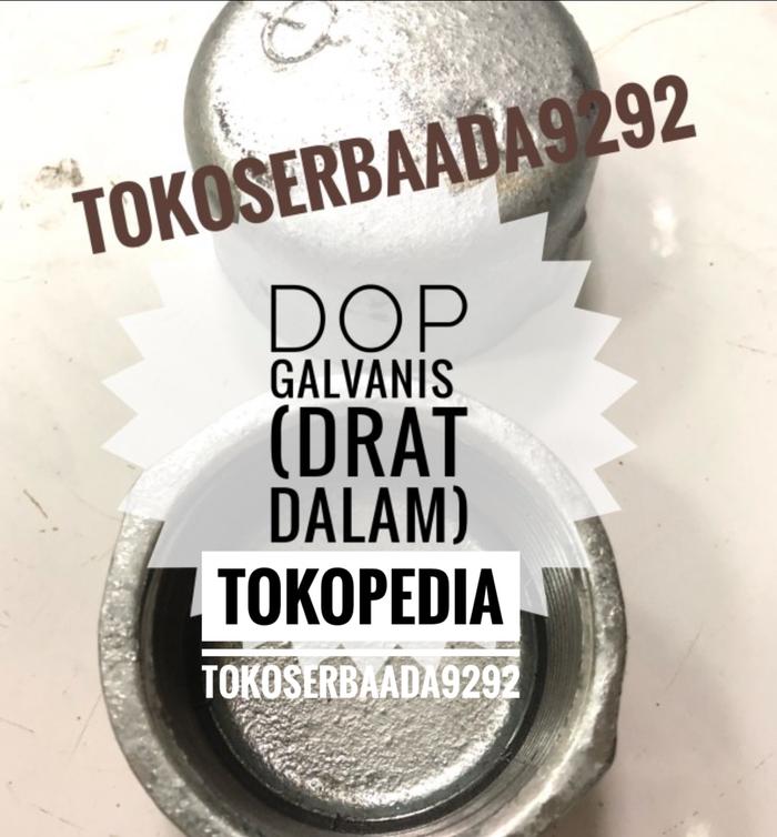 Jual Dop Galvanis 3" inch (Drat Dalam) ; Cap / Tutup Pipa 3" inch ...